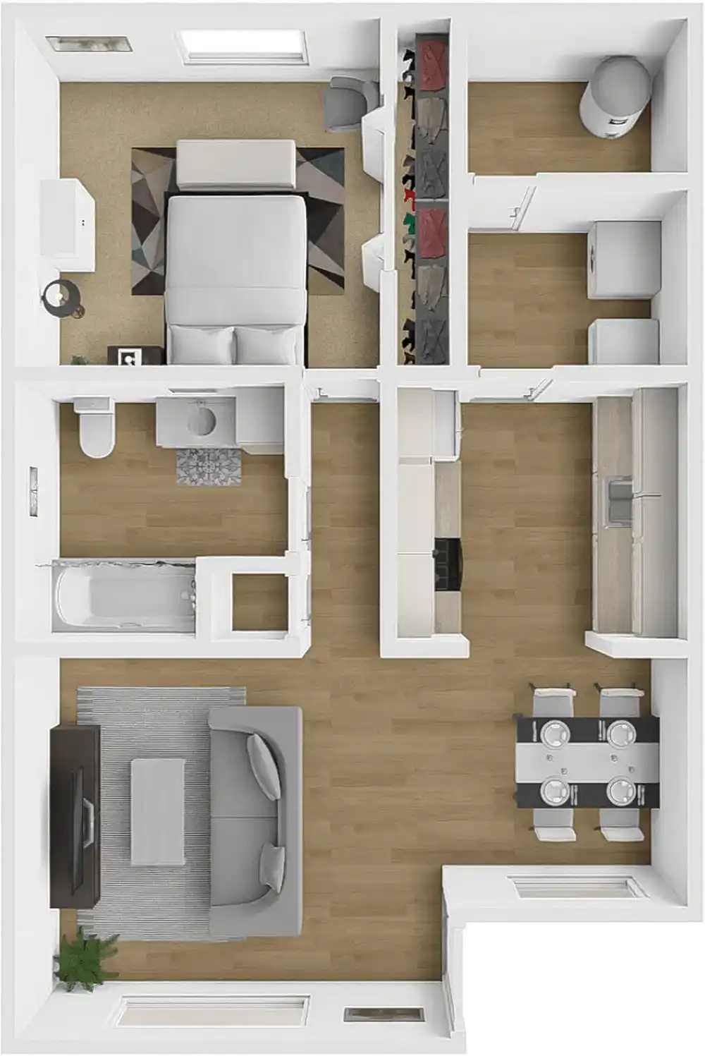 Northridge Crossing Apartments and Townhomes - 507 E Northview Rd ...