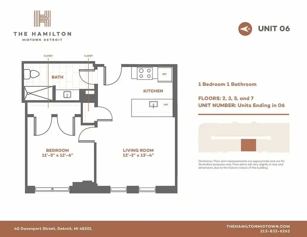 The Hamilton Midtown Detroit - 40 Davenport St - Detroit, MI | Rent.