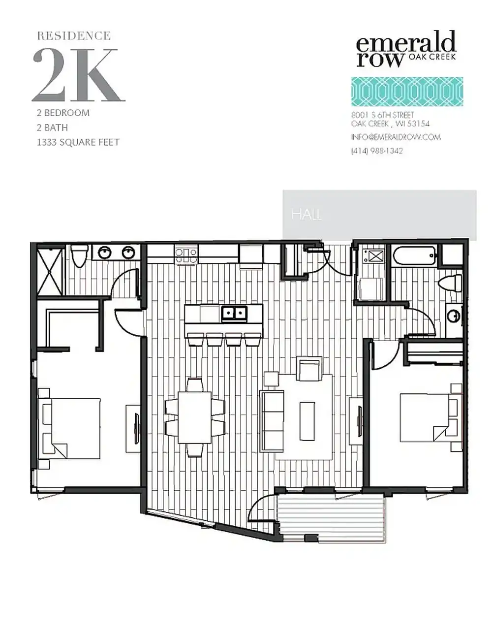 Emerald Row Apartments - 7971 S 6th St - Oak Creek, WI | Rent.