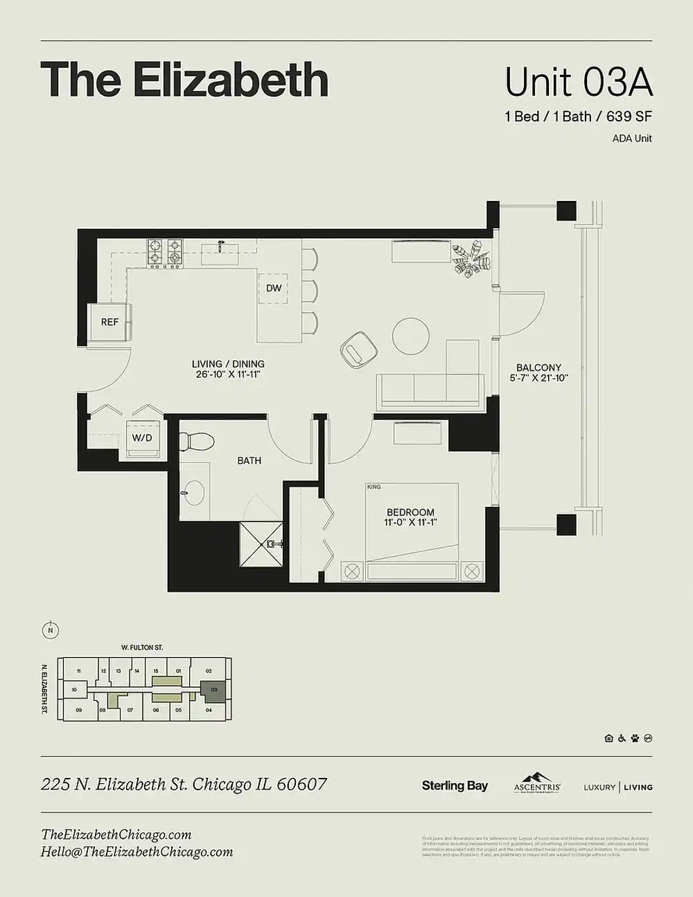 The Elizabeth Chicago - 225 N Elizabeth St - Chicago, IL | Rent.